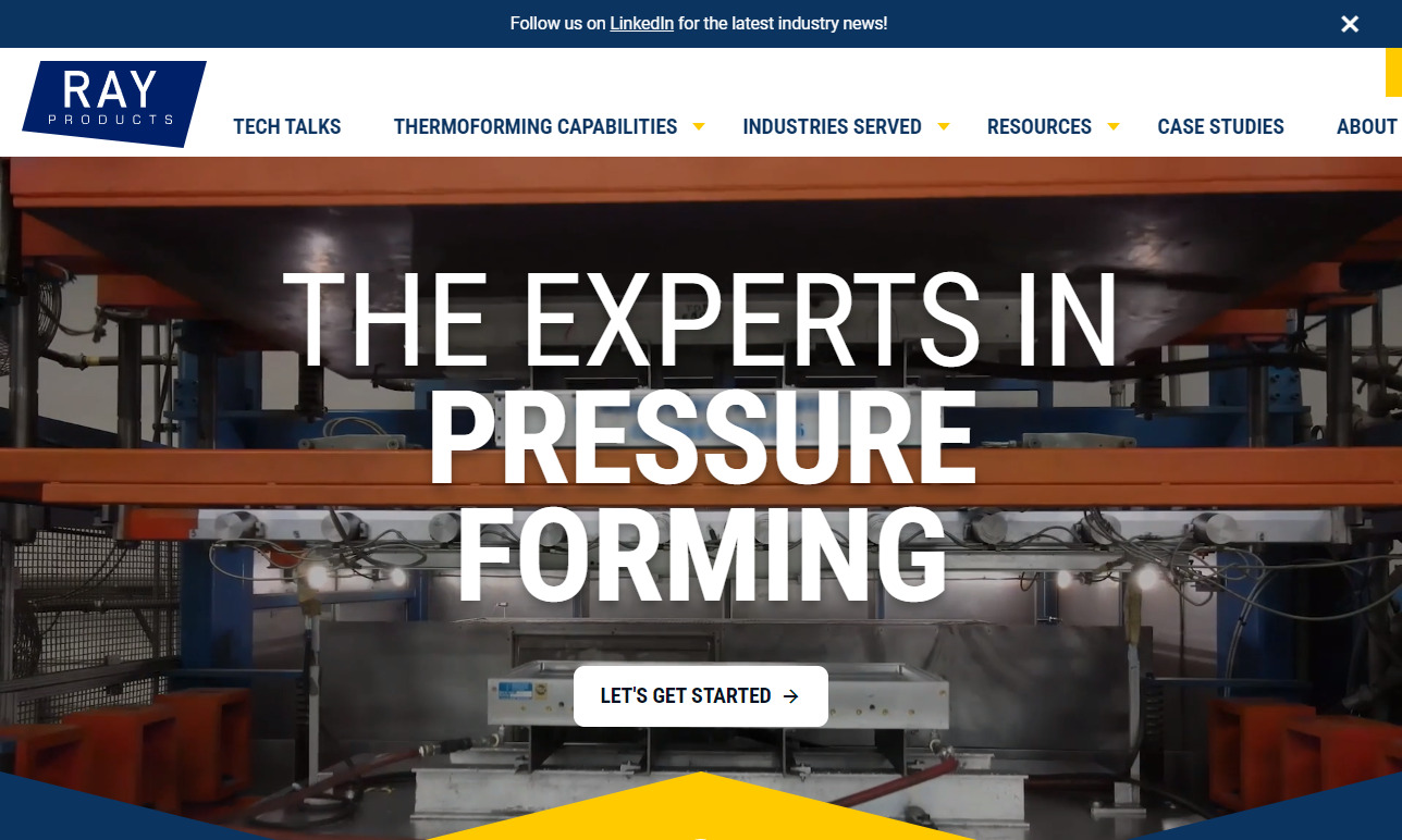 Ray Products, Inc. | Vacuum Formed Plastic